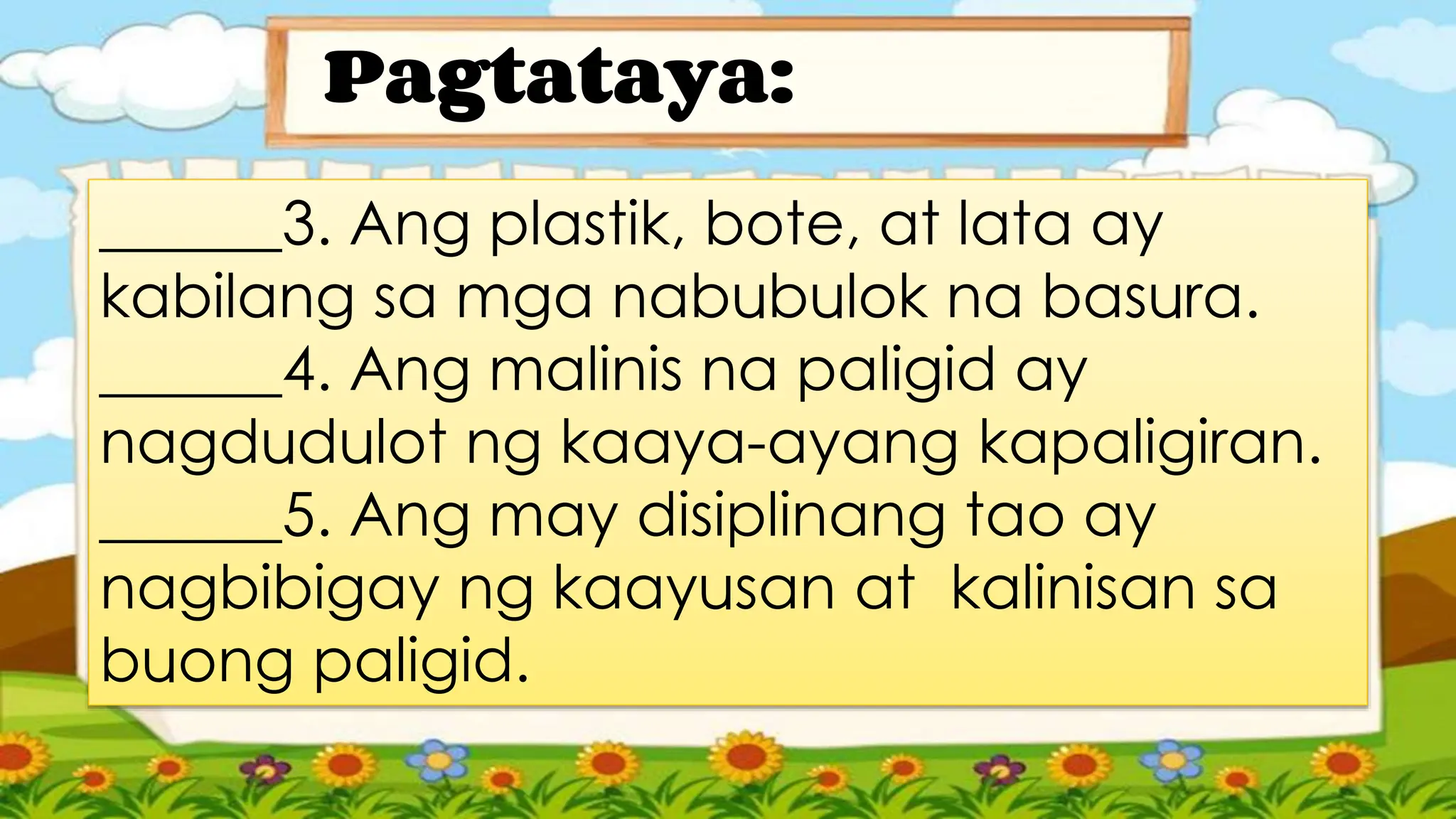 PPT_Grade4_ESP.pptx_ Disiplina sa Pagtatapon ng Basura | PPTX