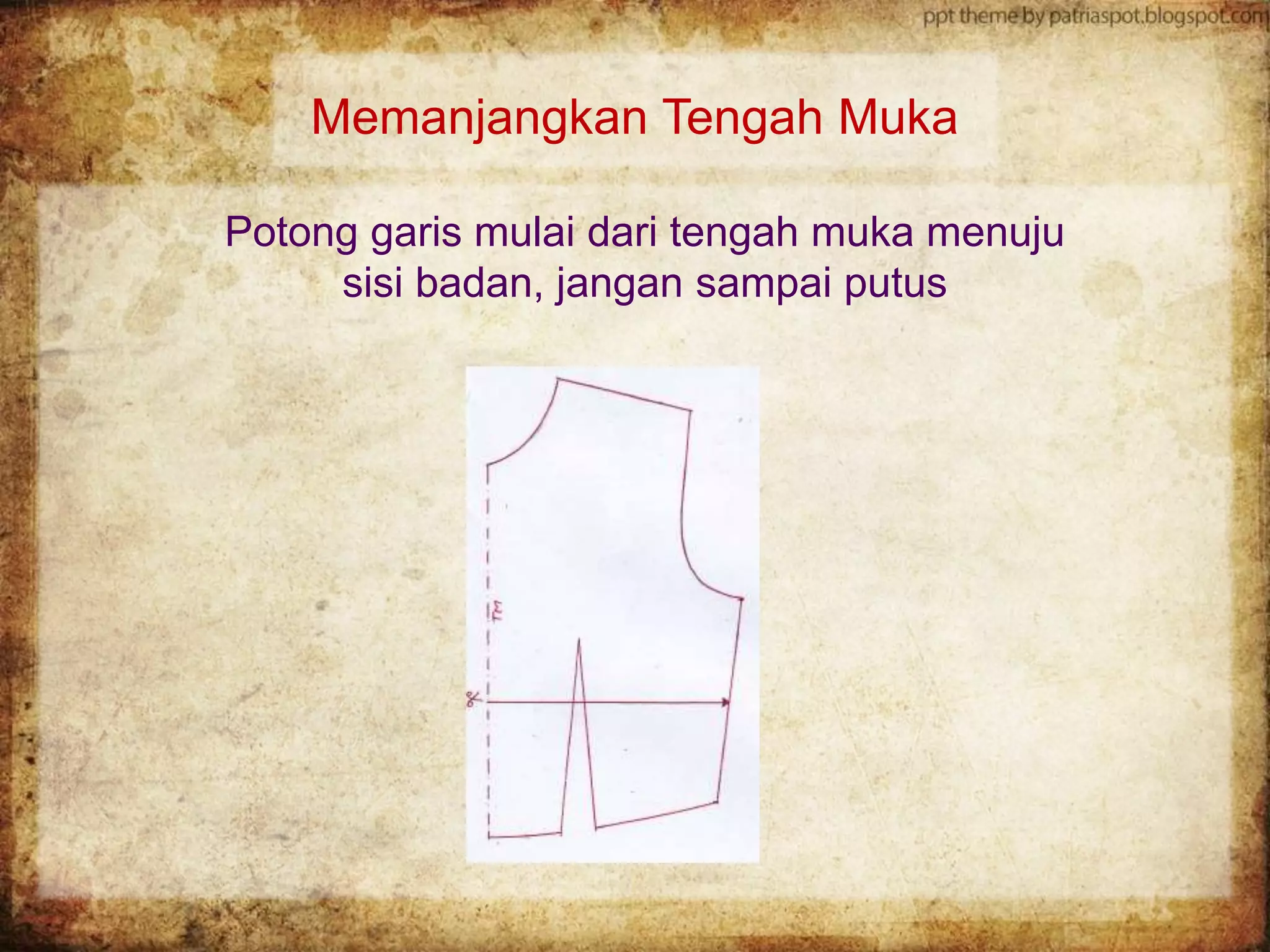 Grading Pola Dasar Badan dan Lengan | PPTX