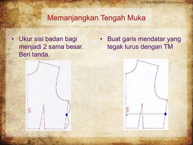 Grading Pola Dasar Badan dan Lengan | PPTX