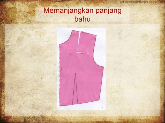 Grading Pola Dasar Badan dan Lengan | PPTX