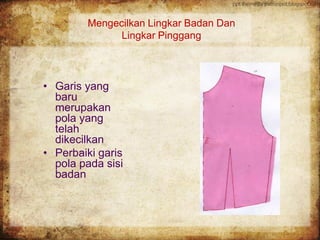 Grading Pola Dasar Badan dan Lengan | PPTX