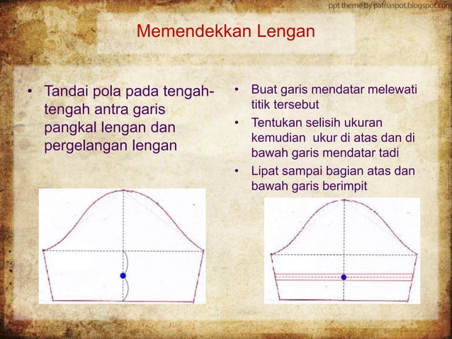 Grading Pola Dasar Badan dan Lengan | PPTX