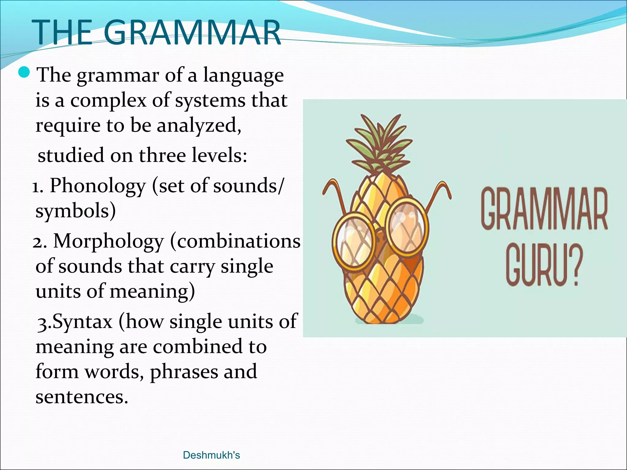 Grammar PPT | PPT | Free Download