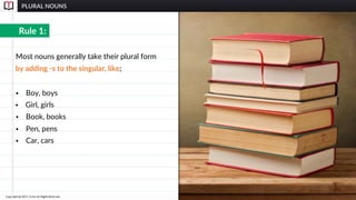 PPT_Grammar - Plural Nouns.pptx for the middle level student | PPT