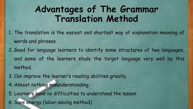The Grammar Translation Method | PPT