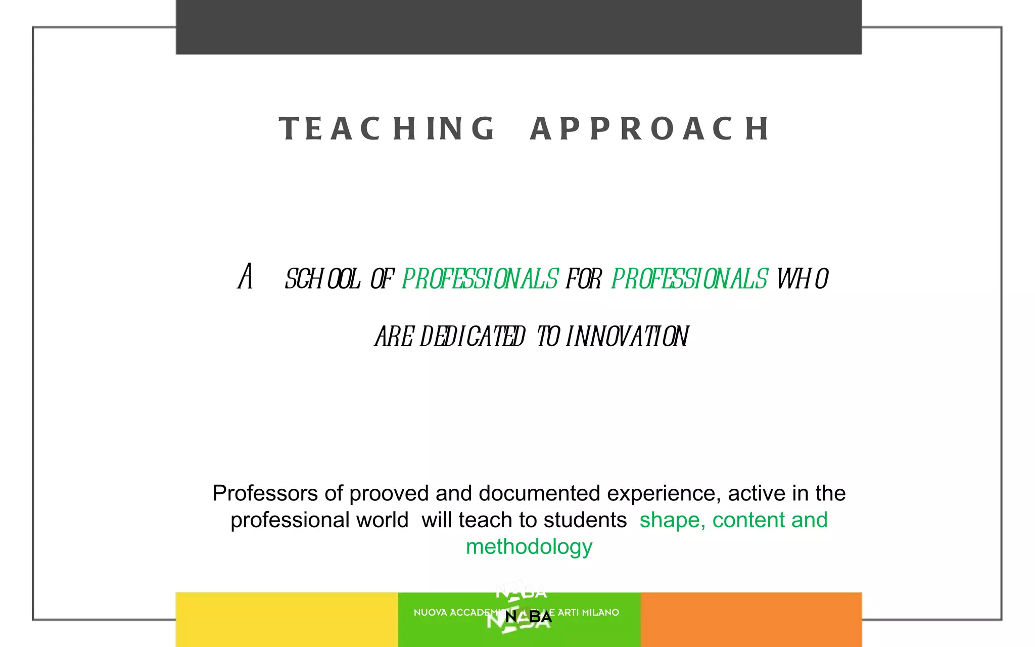 NABA Graphic Design And Art Direction Presentation | PPT