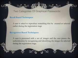 Graphical Password Authentication | PPT