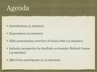 Ppt green dream jobs | PPT