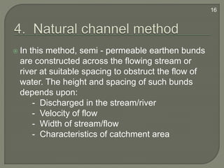 Ground water recharge Methods | PPTX