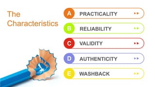 CHARACTERISTICS OF A GOOD INSTRUMENT | PPTX