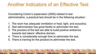 CHARACTERISTICS OF A GOOD INSTRUMENT | PPTX