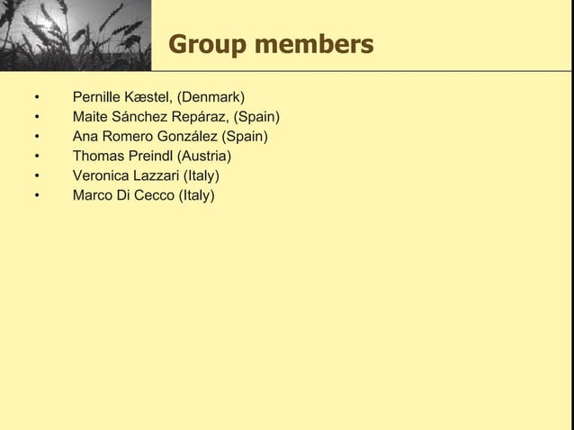 PPT group assignment | PPT