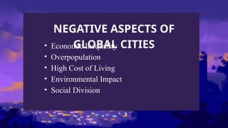 The Global Cities PowerPoint presentation | PPTX