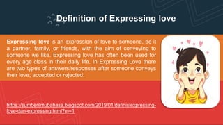 Expression love and sorrow | PPTX