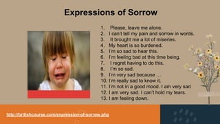 Expression love and sorrow | PPTX | Bereavement | Family and Relationships