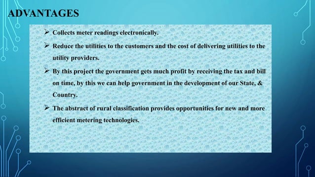 Ppt gsm based automatic energy meter | PPTX