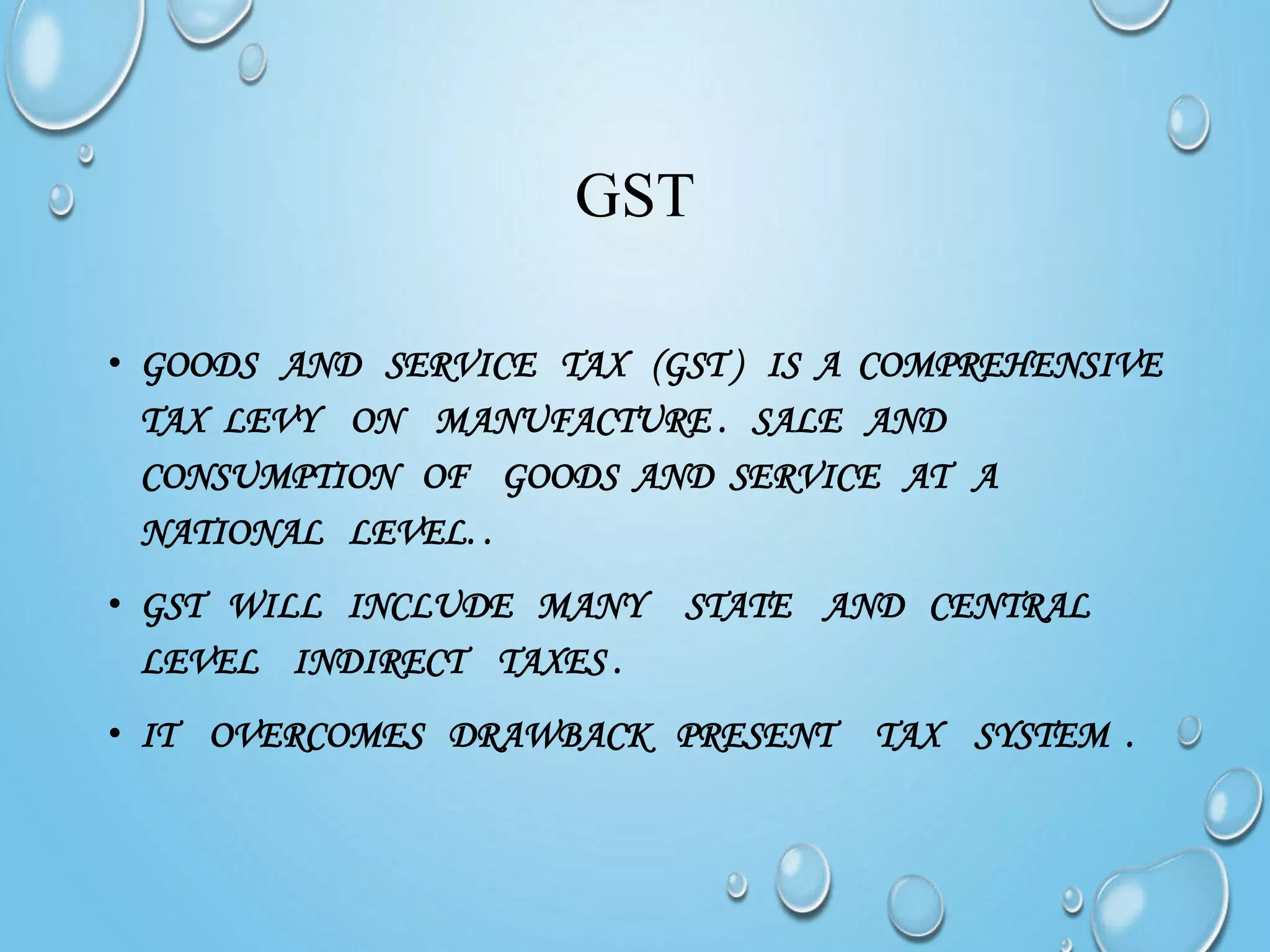 Gst ppt Anju | PPTX