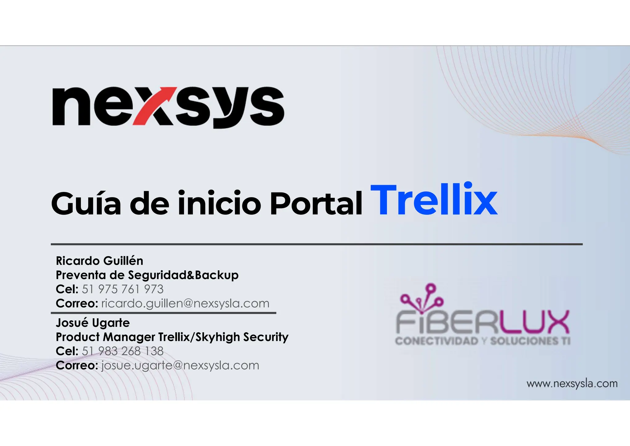 GUIA PORTAL TRELLIX- ciberseguridad sdwan | PPT