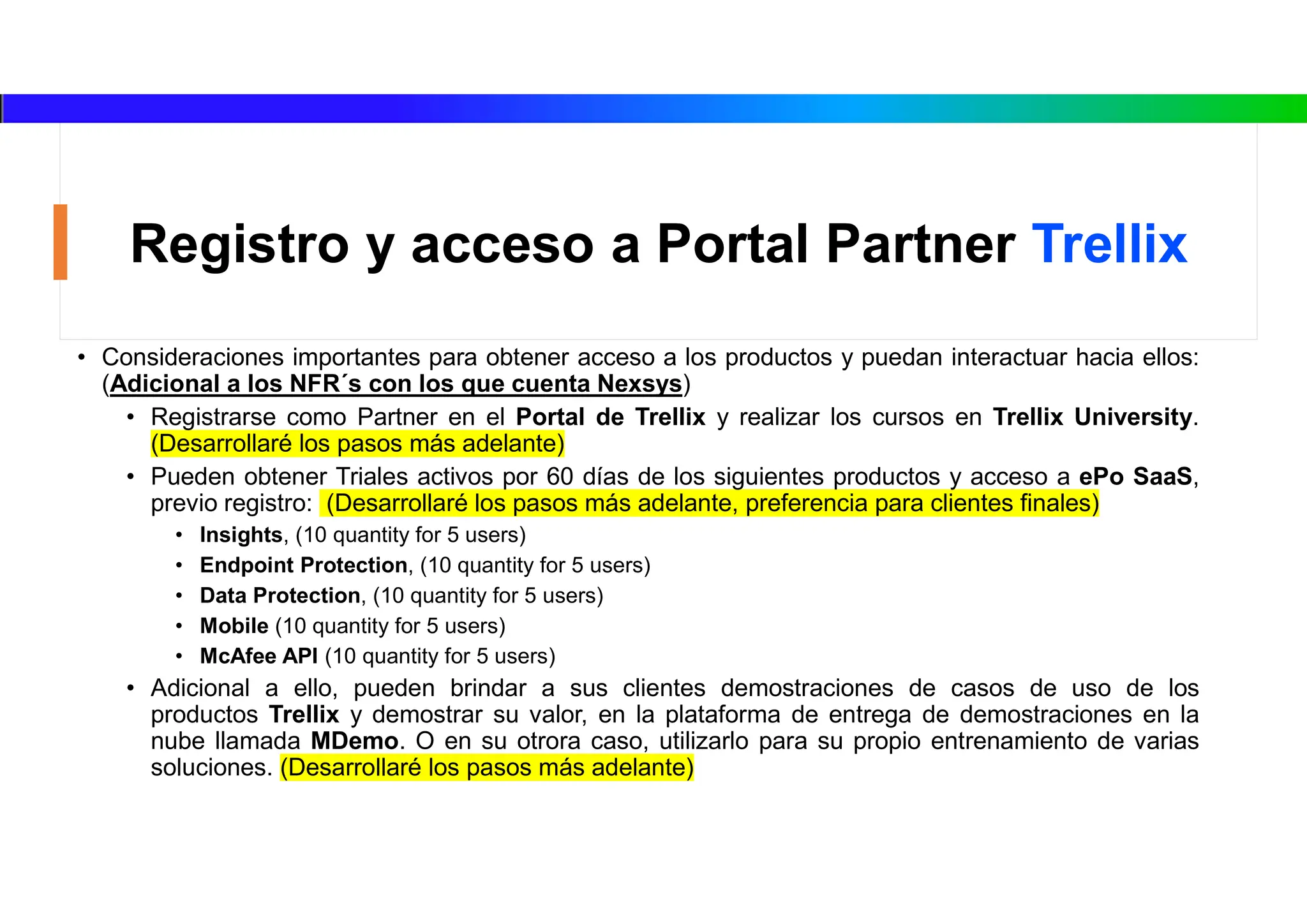 GUIA PORTAL TRELLIX- ciberseguridad sdwan | PPT