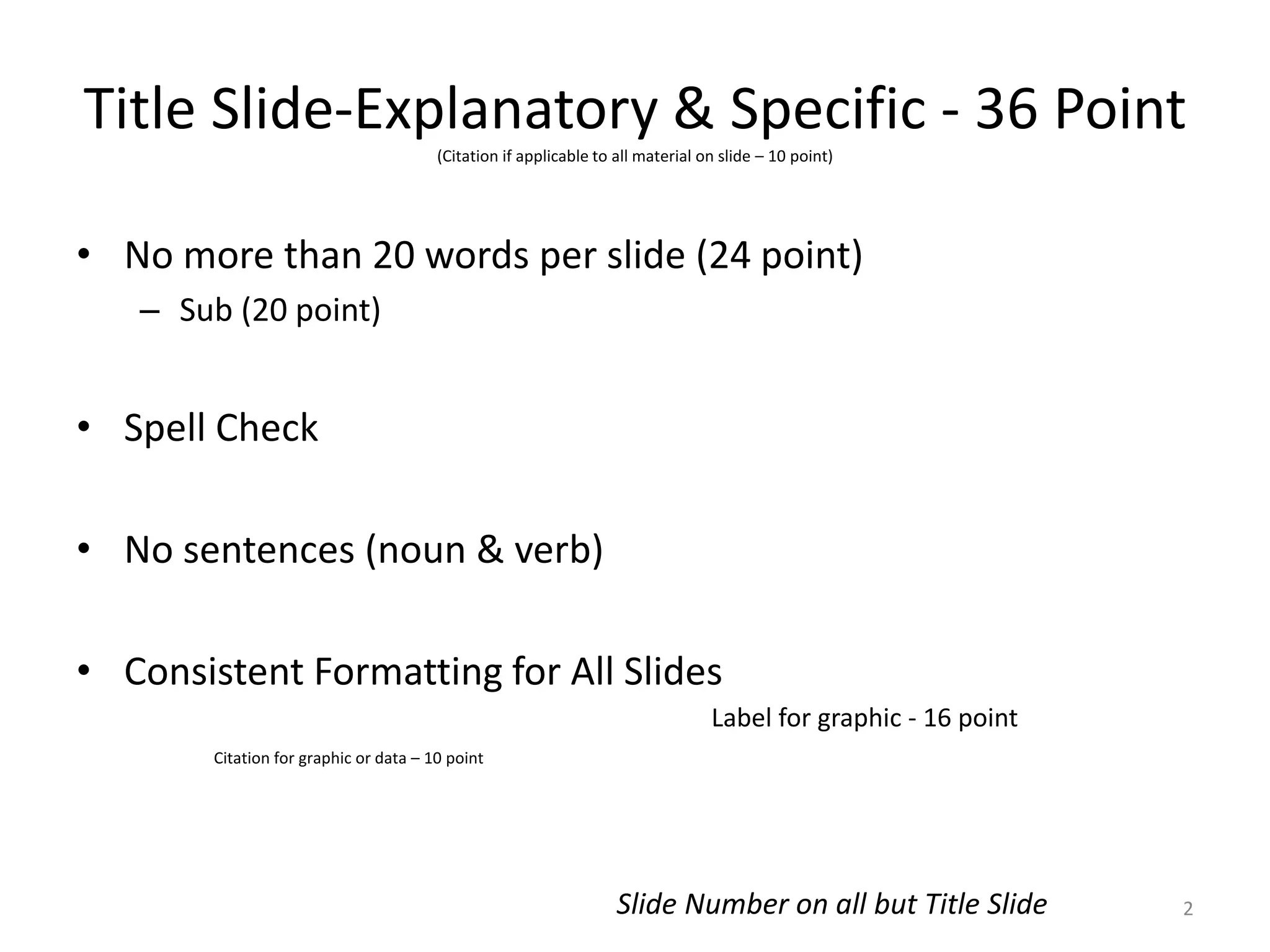 PowerPoint Guidelines 2011 | PPTX