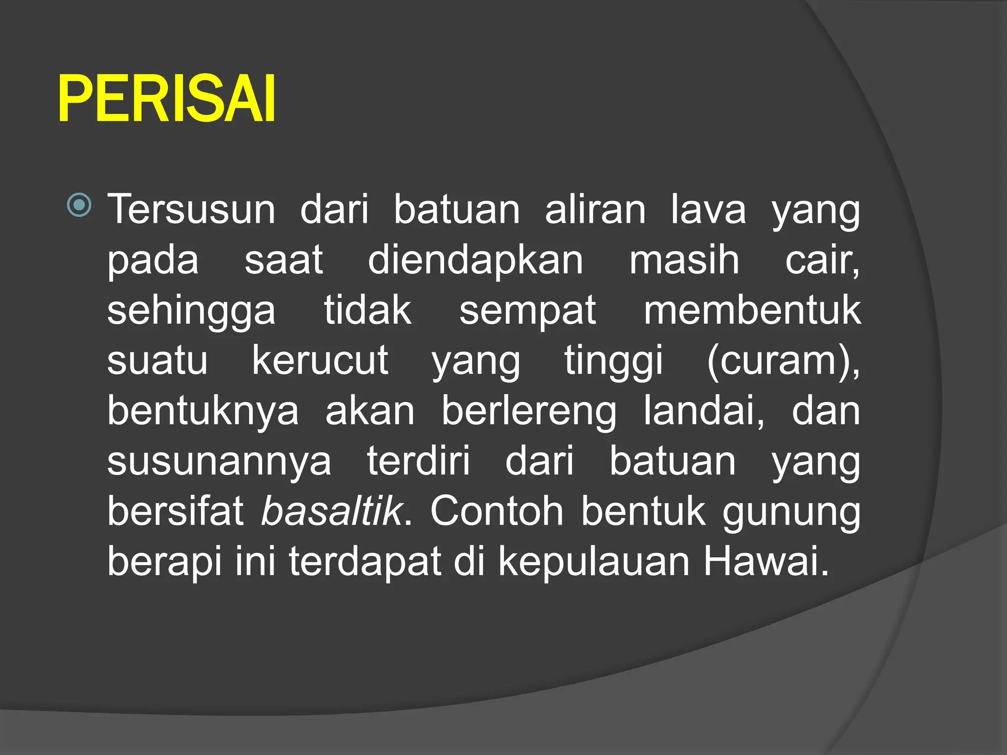 PPT GUNUNG BERAPI materi IPA kelas 8 semester 2 | PPT