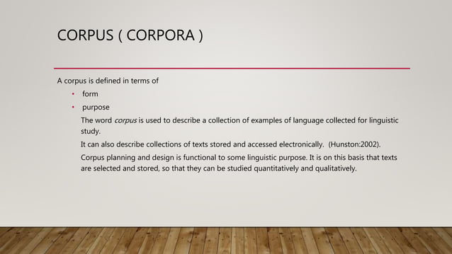 Corpus based translation Studies | PPTX | Science