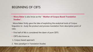Corpus based translation Studies | PPTX