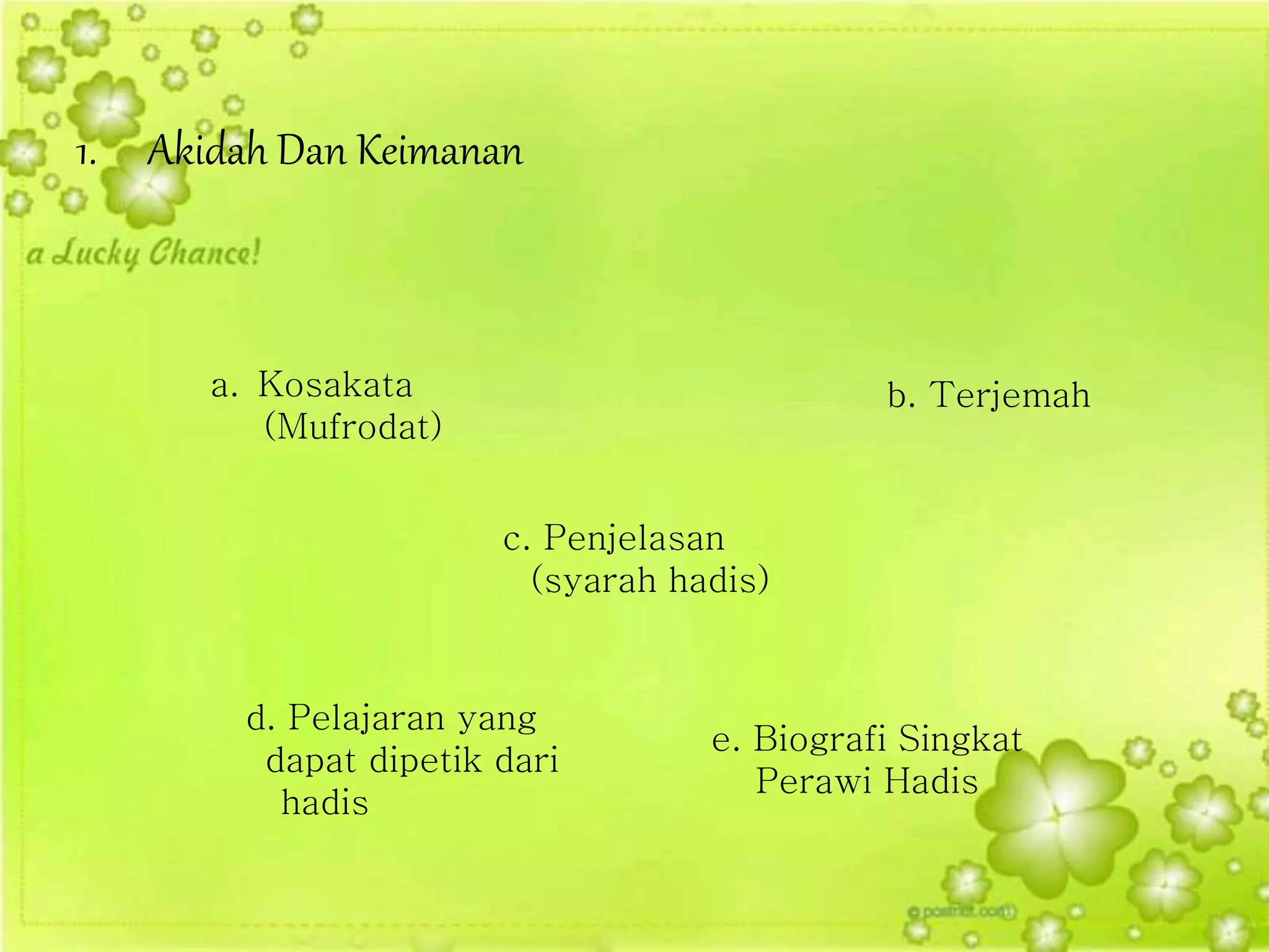 Ppt hadis tarbawi | PPTX