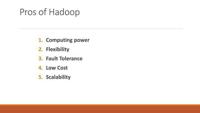 PPT on Hadoop | PPTX | Computing | Technology & Computing