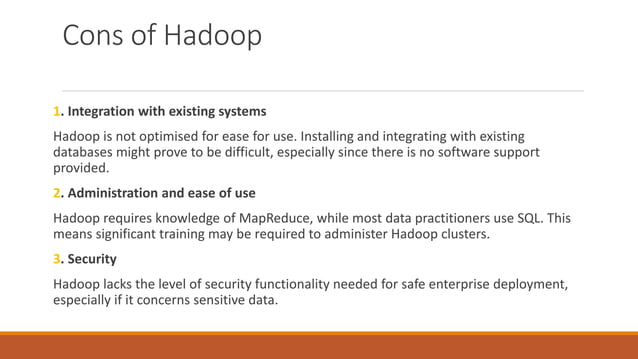 PPT on Hadoop | PPTX | Computing | Technology & Computing