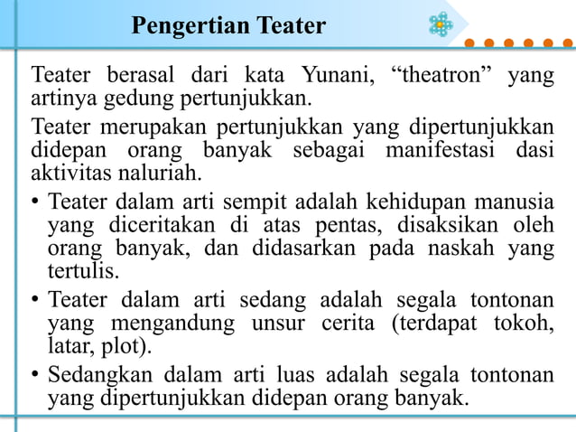 Ppt hakikat teater | PPTX