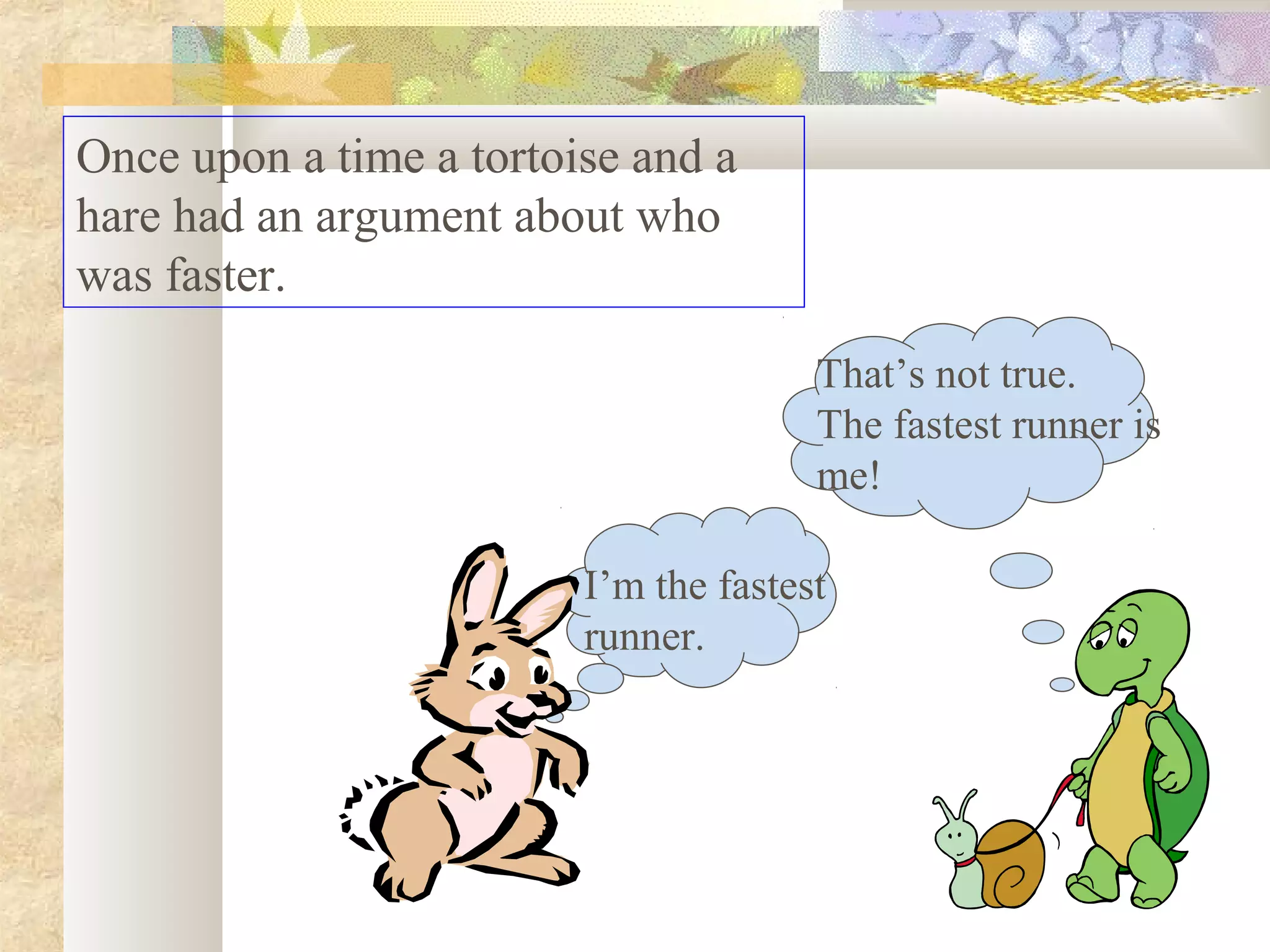 Ppt hare n_tortoise | PPT
