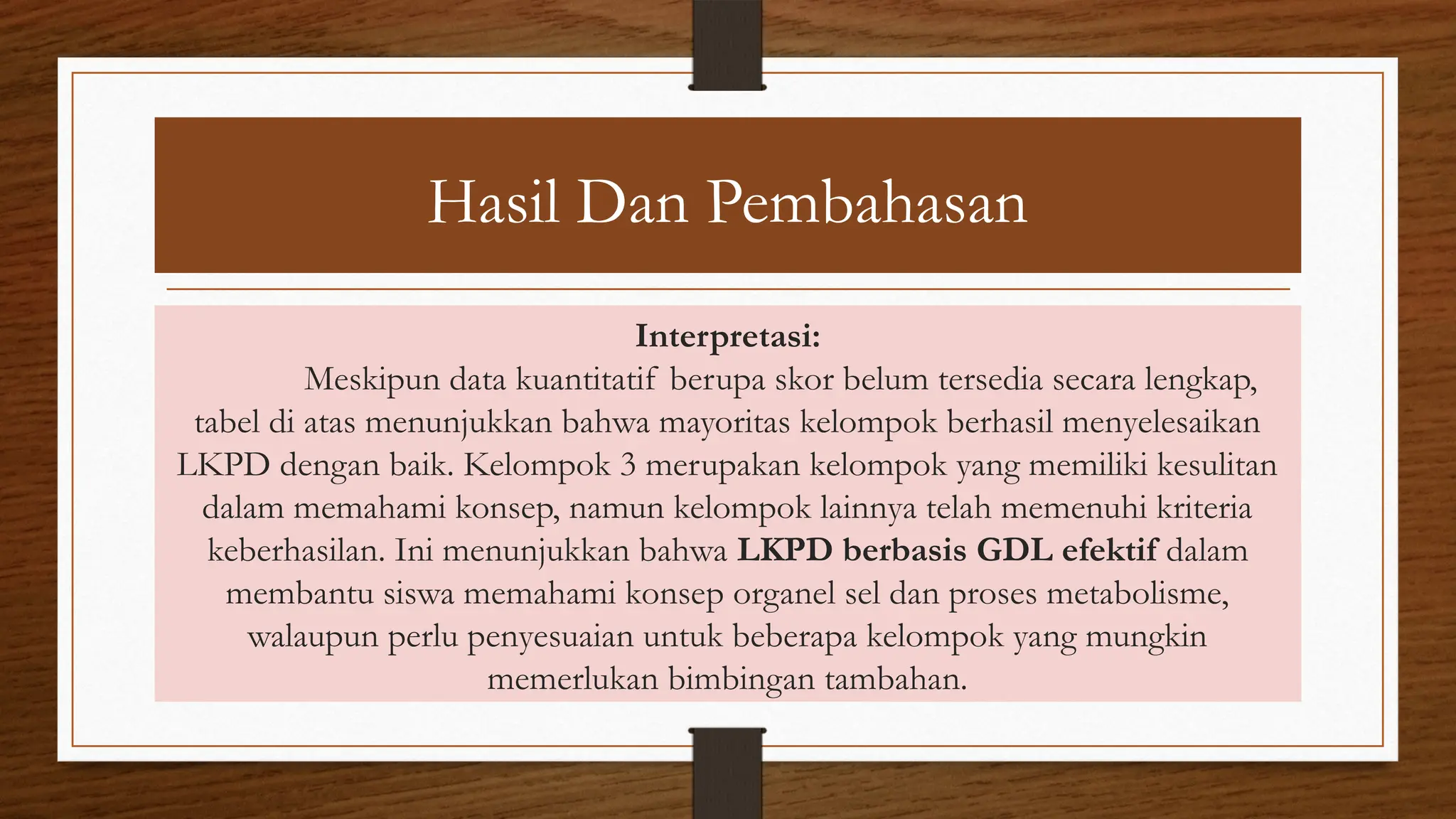 PPT HASIL OBSERVASI MEDIA PEMBELAJARAN PEMBUATAN LKPD | PPTX