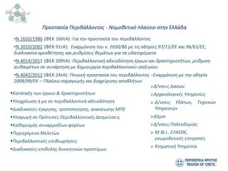 Ανάληψη δράσεων για την προστασία και την αποκατάσταση του ...
