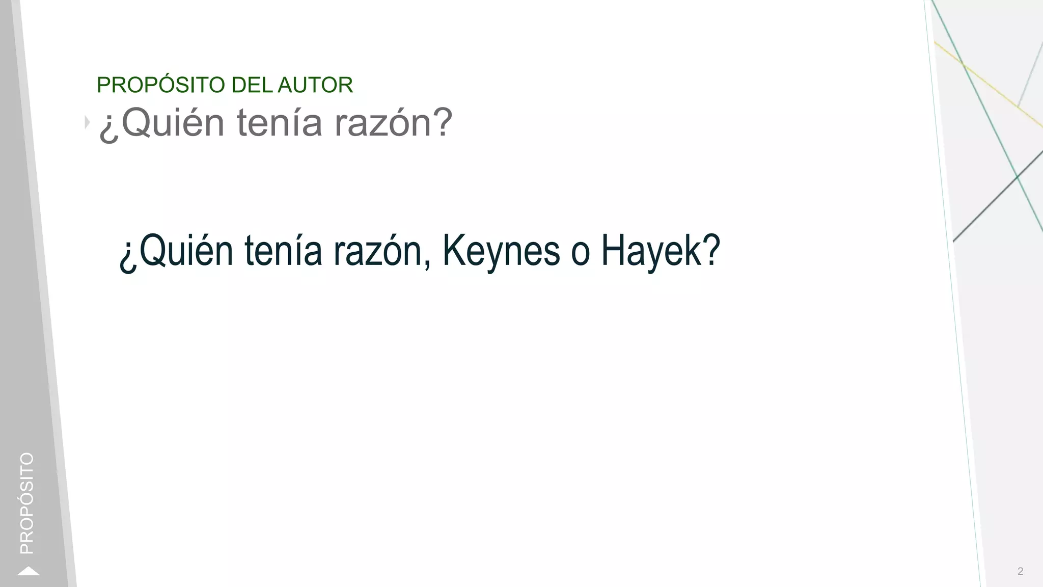 Keynes vs Hayek. Nicholas Wapshott | PPT