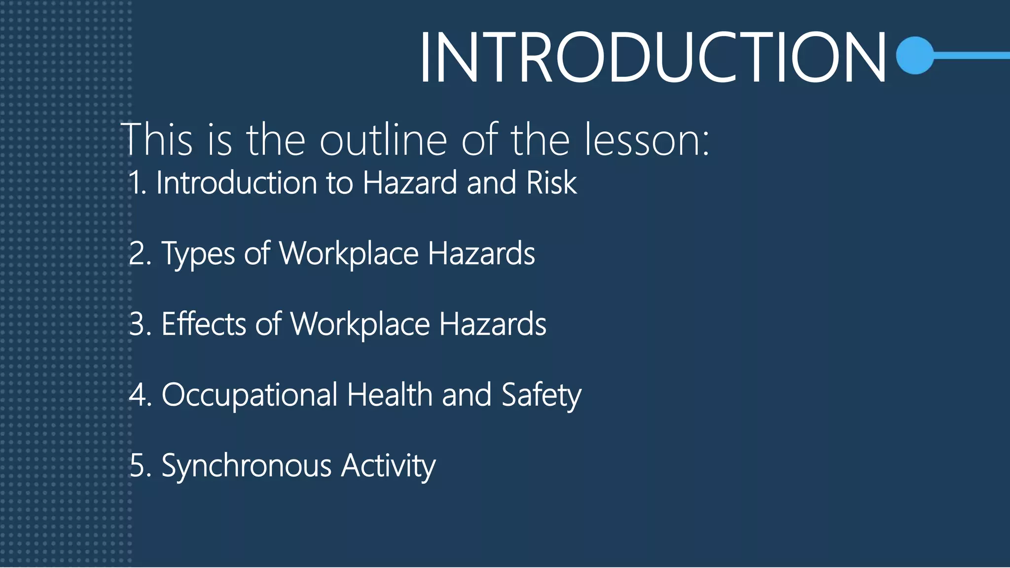 Powerpoint presentation about hazard and risk | PPTX