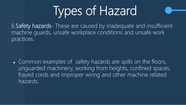 Powerpoint presentation about hazard and risk | PPTX