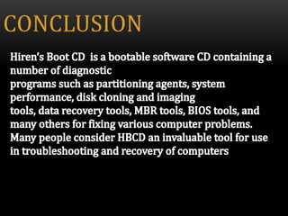 hiren boot CD | PPTX