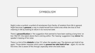 Night by Alice Monuro, igcse language text | PPT