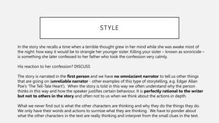 Night by Alice Monuro, igcse language text | PPT