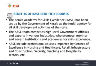 Benefits of KASE Certified Courses | PPTX | Vocational Training | Careers