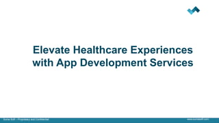 Ppt Healthcare App Development Services Pdf