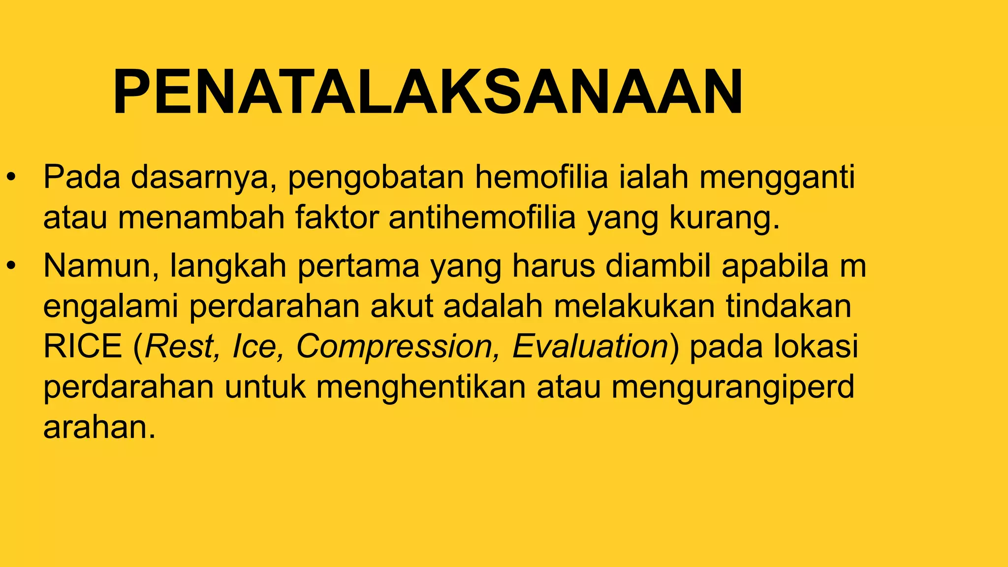 Ppt hemofilia eva(507) | PPTX