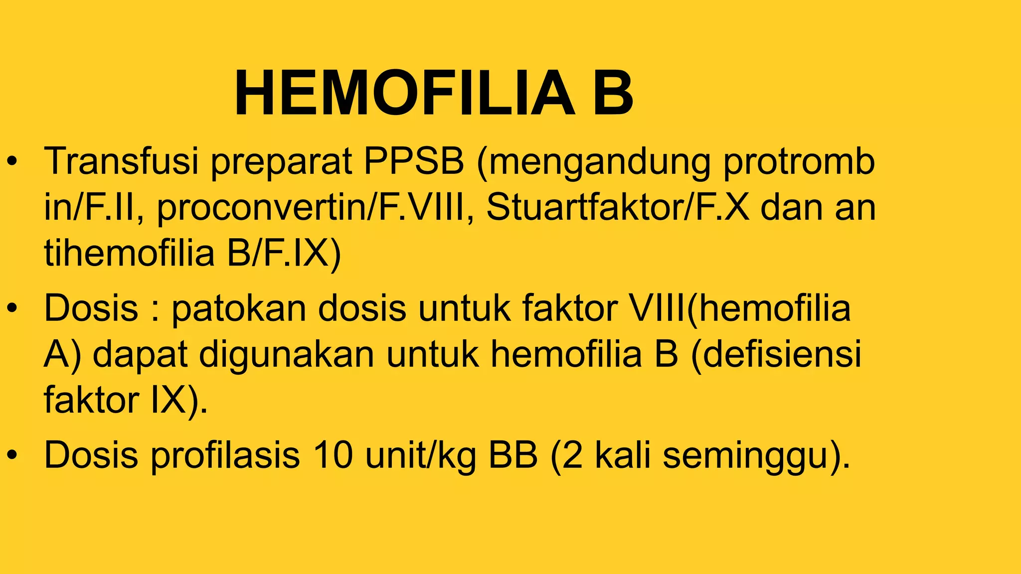 Ppt hemofilia eva(507) | PPTX