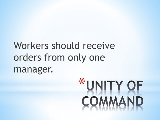 14 principles of management | PPT