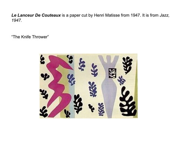 Ppt Henri Matisse | PPT