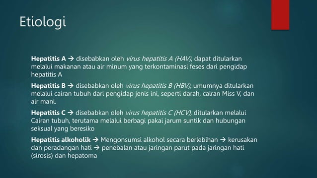 ppt hepatisis (definisi, etiologi, epidemiologi) | PPTX
