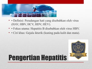 PPT Hepatitis Tugas MK IBD konsep teori dan tatalaksana | PPTX