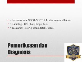 PPT Hepatitis Tugas MK IBD konsep teori dan tatalaksana | PPTX