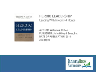 Heroic Leadership | PPT